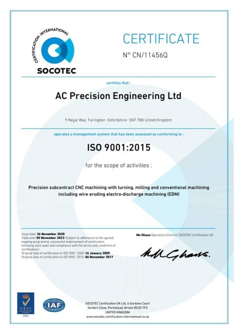 About Us - AC Precision Engineering